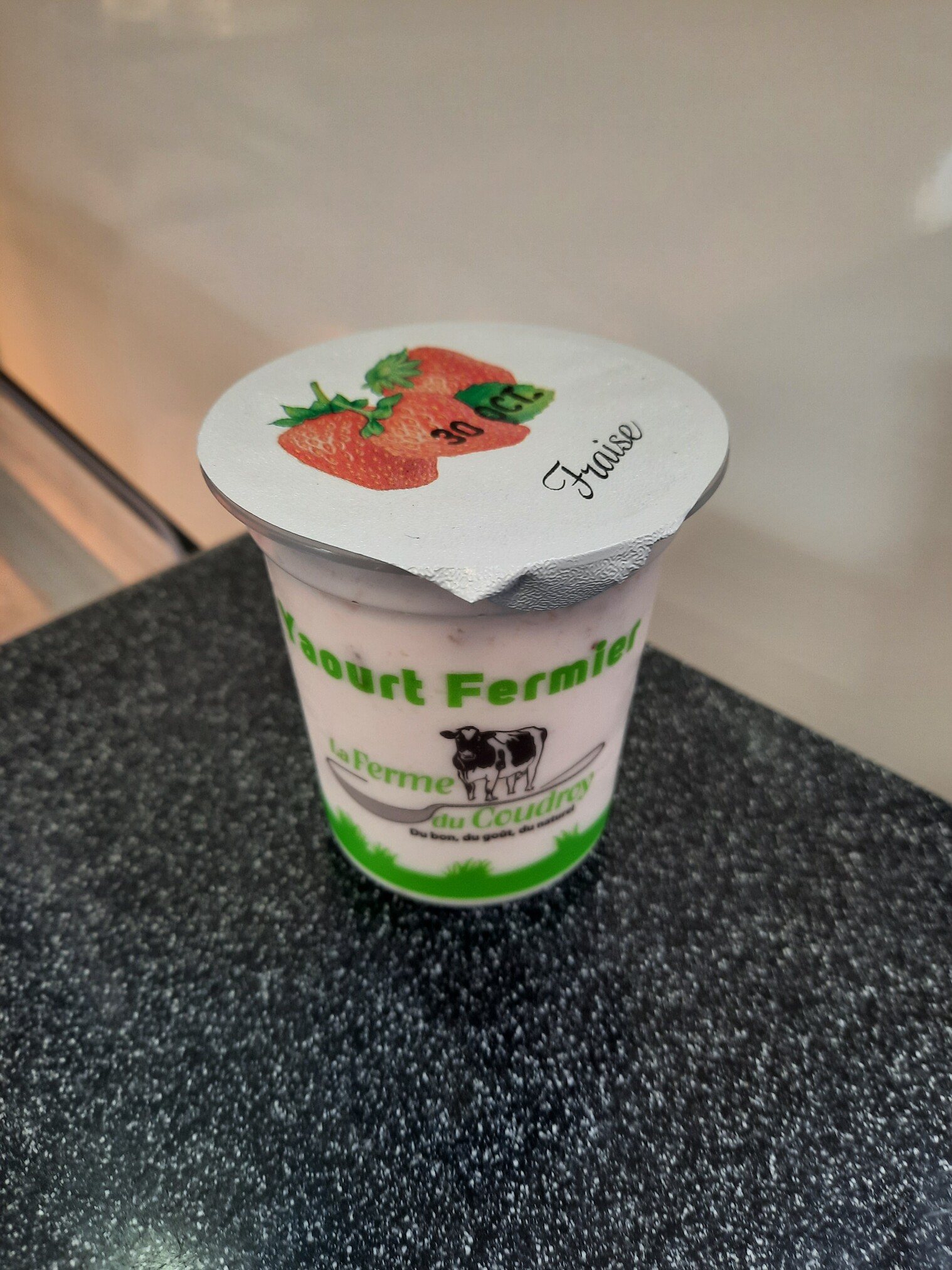 Yaourt à la fraise x4